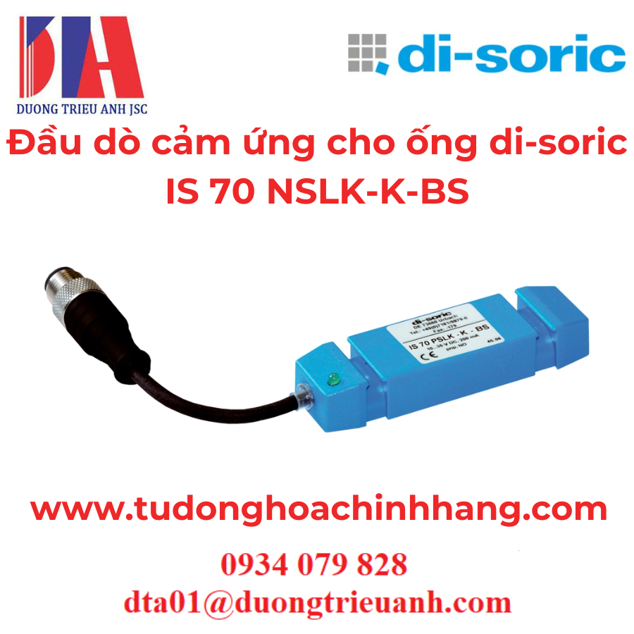 Đầu dò cảm ứng cho ống di-soric IS 70 NSLK-K-BS